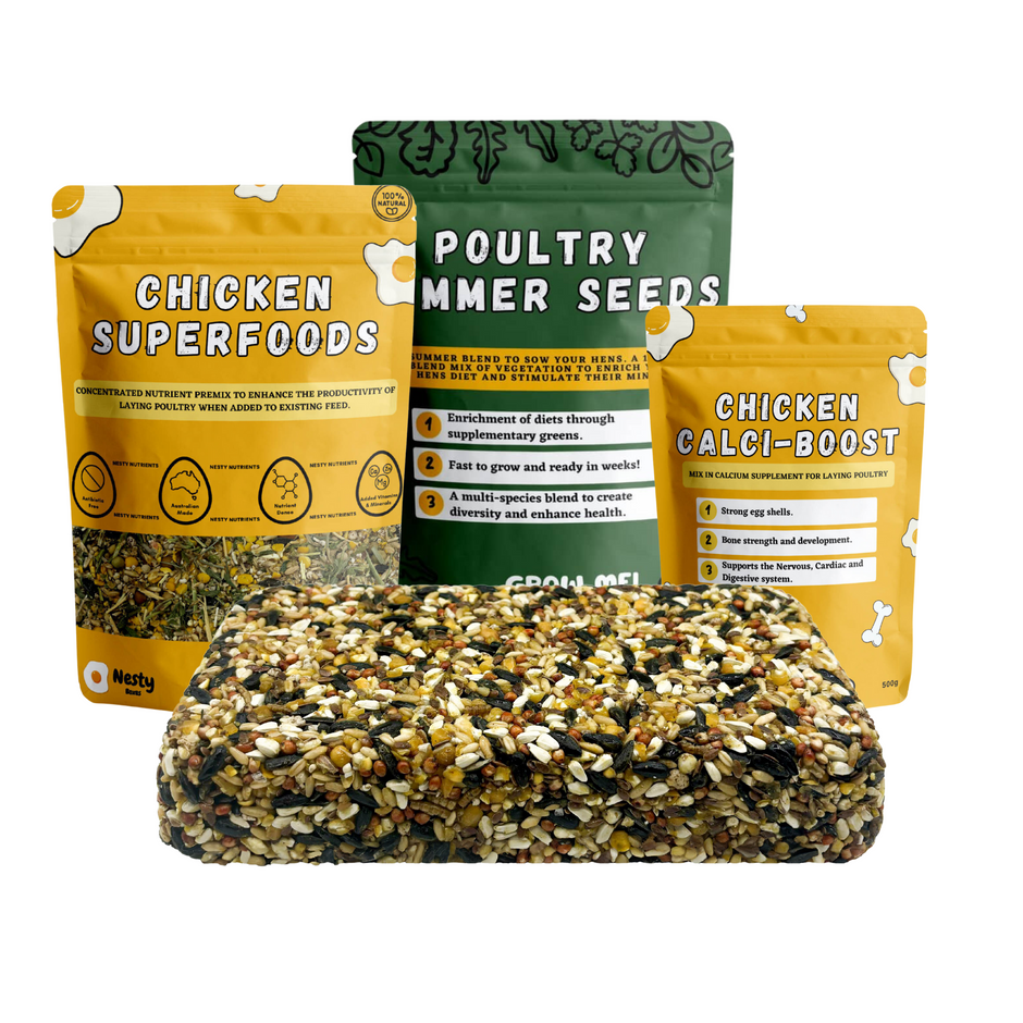 Chicken Feed and Poultry Supplies Bundles | Nesty Boxes
