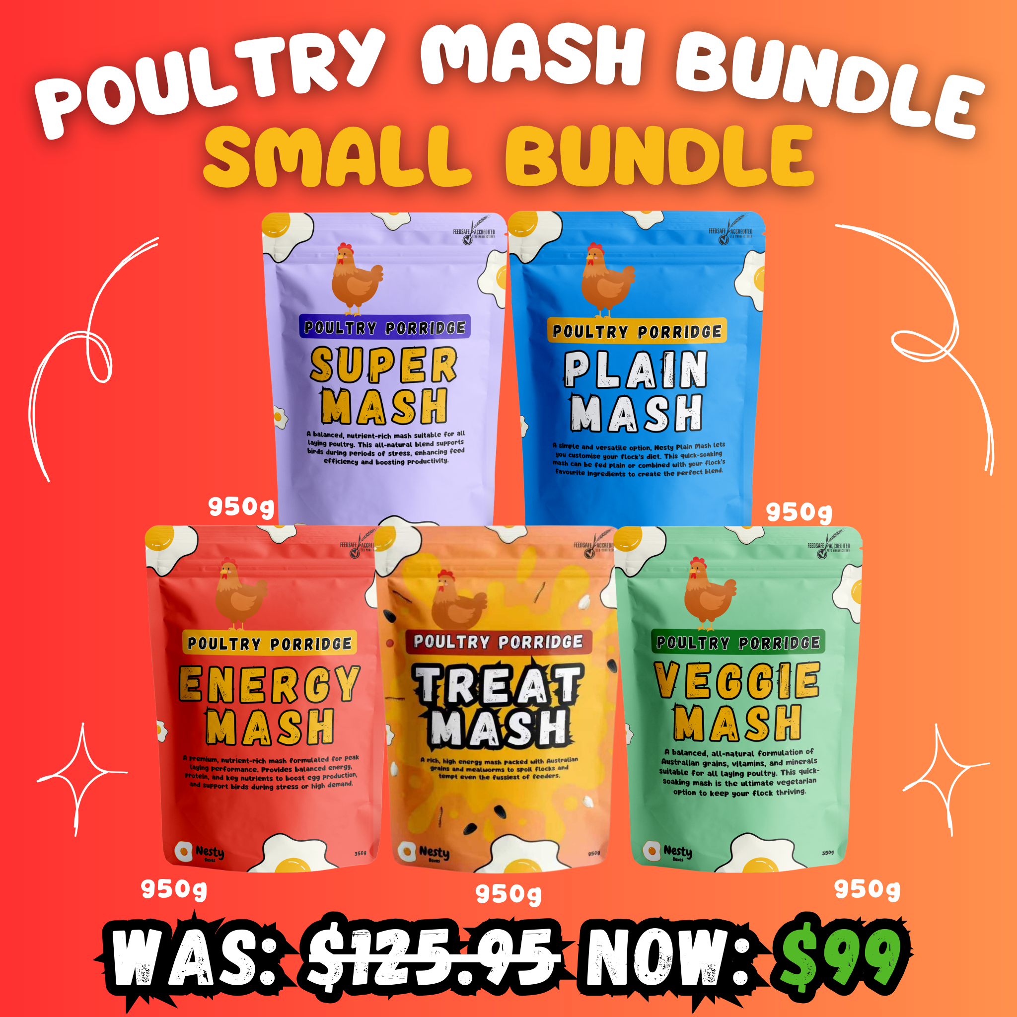 Poultry Mash Bundle – Nutritious Feed for Healthy Backyard Flocks ...