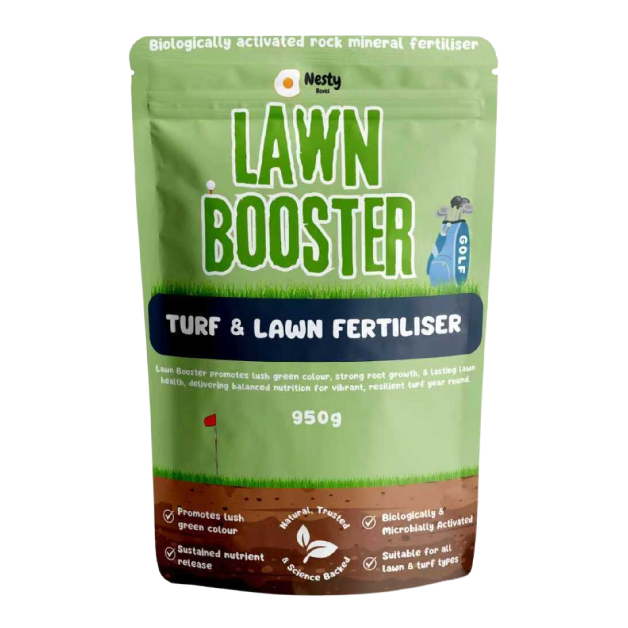 Lawn Booster Fertiliser for Lush, Green Turf | Nesty Boxes