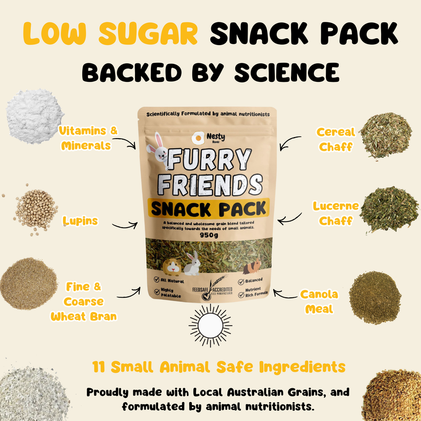 Furry Friends Snack Pack for Rabbits & Guinea Pigs | Nesty – Nesty Boxes