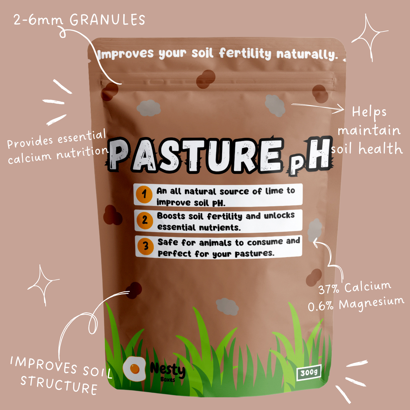 Buy Pasture pH Soil Conditioner. Boost Pasture Growth Fast – Nesty Boxes