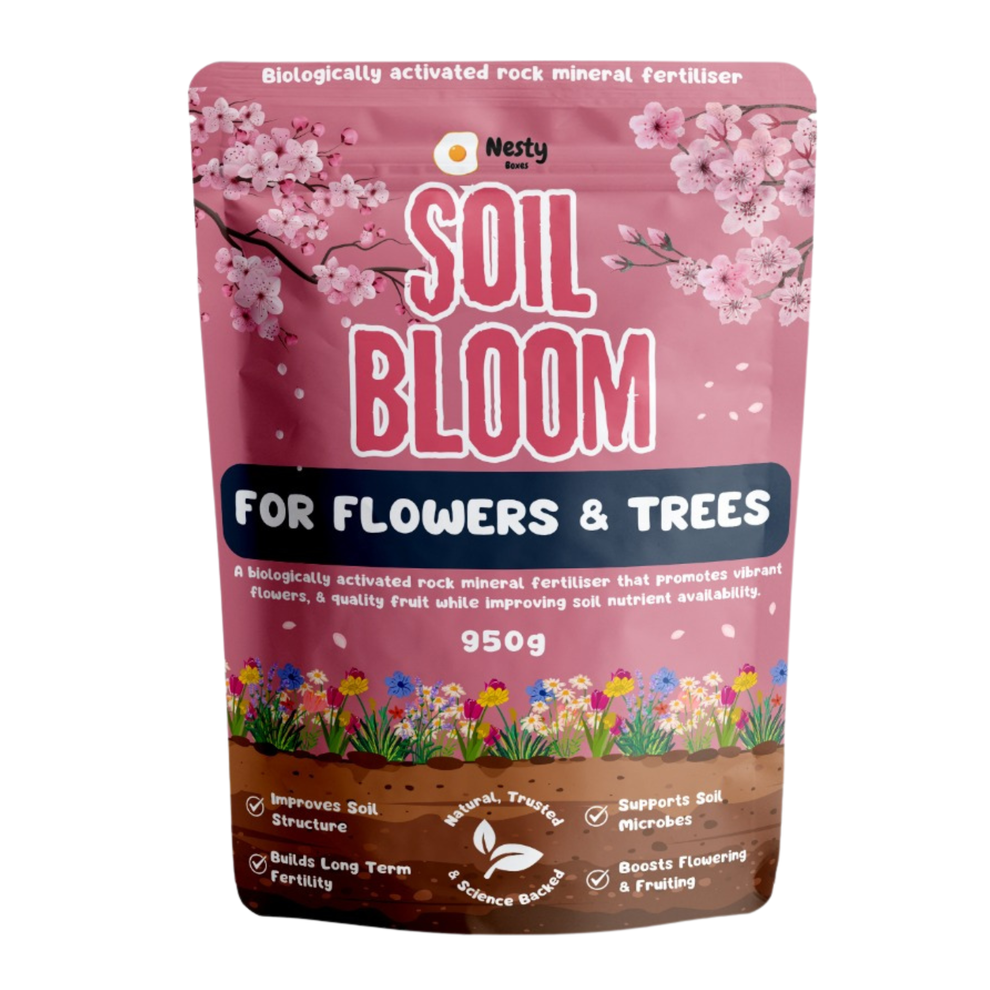 Soil Bloom - Fertiliser for Gardens & Fruit Trees | Nesty Boxes