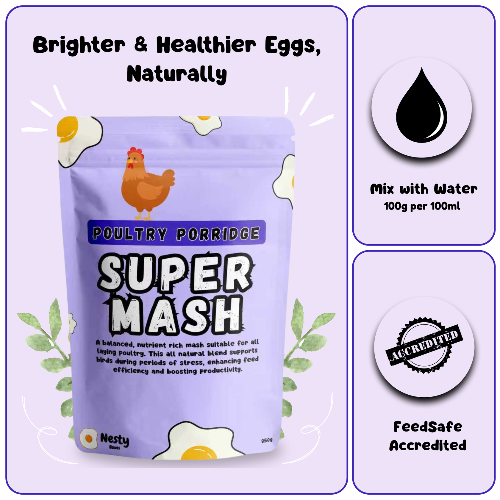 Poultry Super Mash for Enhanced Nutrition | NestyBoxes – Nesty Boxes